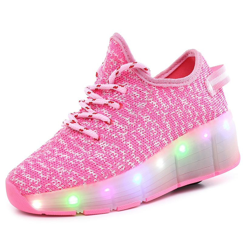 kids lighted shoes 2018 the new Recreational youth movement led lights ...
