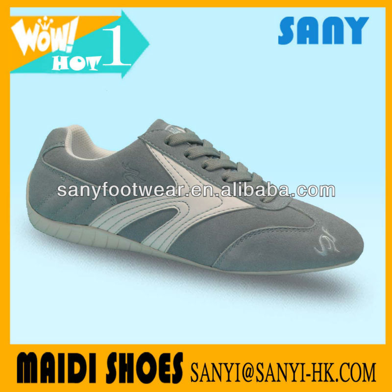 2018 New Product--Classy Woman Grey Suede Casual Shoes with High ...